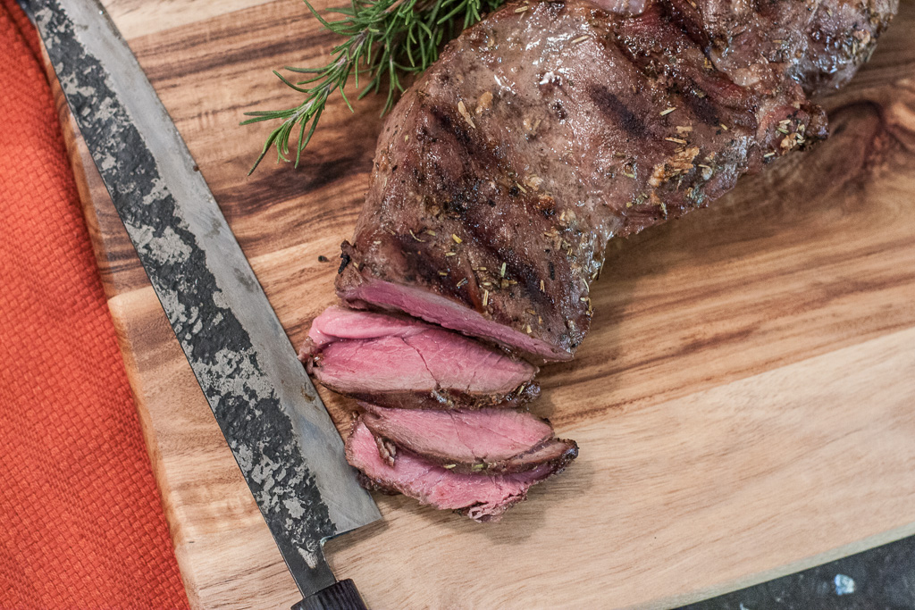 Grilled Leg of Alberta Lamb - Mia's Daily Dish